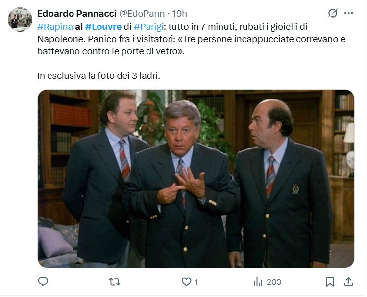Furto al Louvre, tutti i meme di un colpo degno di Lupin o Scuola di Ladri