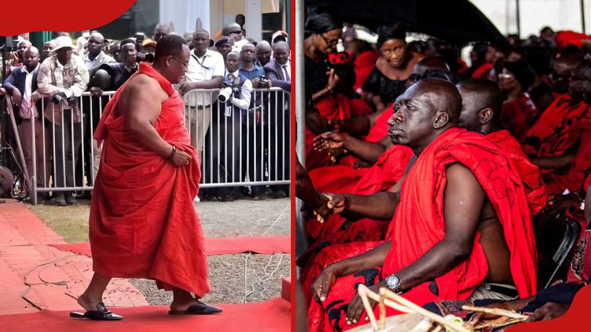Ruth Odinga: Deep symbolism behind Ghanaian hubby’s mourning attire ...
