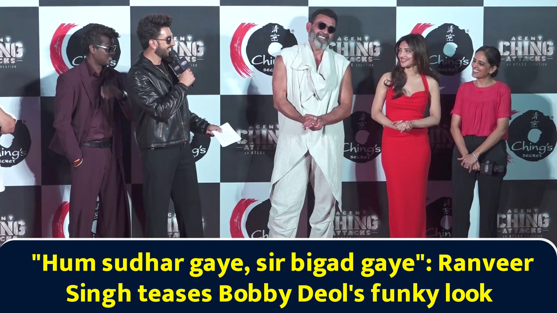 "Hum sudhar gaye, sir bigad gaye": Ranveer Singh teases Bobby Deol's ...