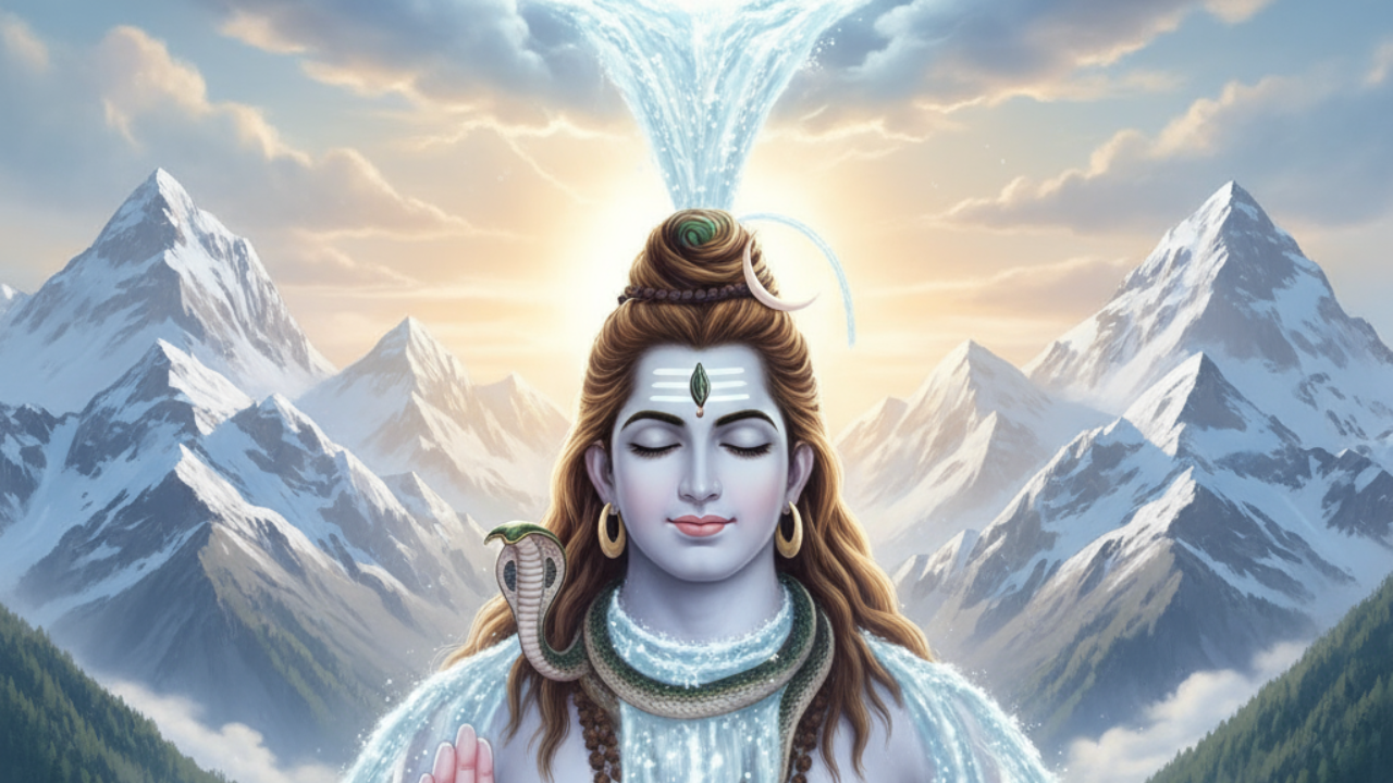 How Lord Shiva controlled the powerful descent of River Ganga