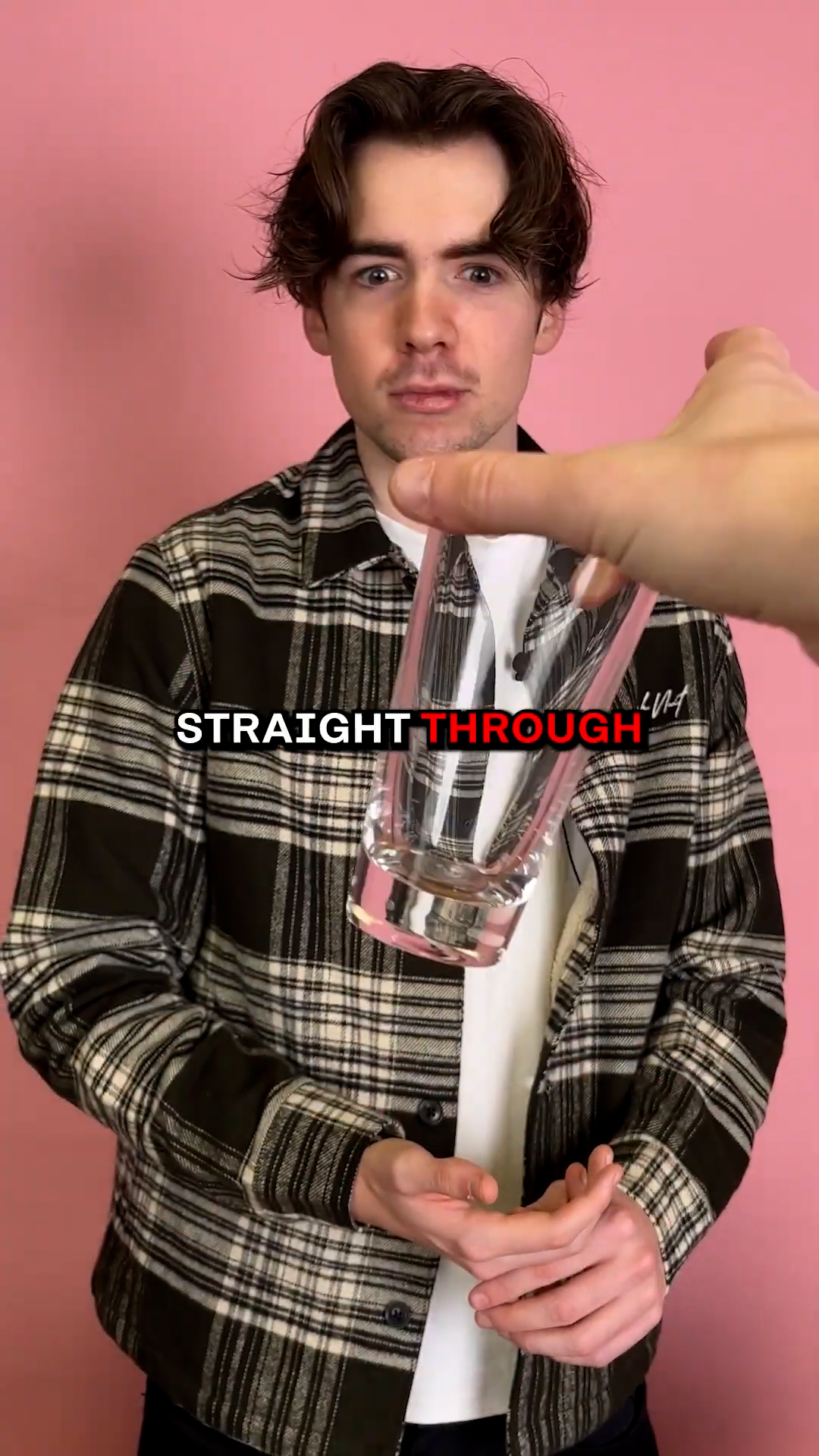 Coin Through Glass Trick