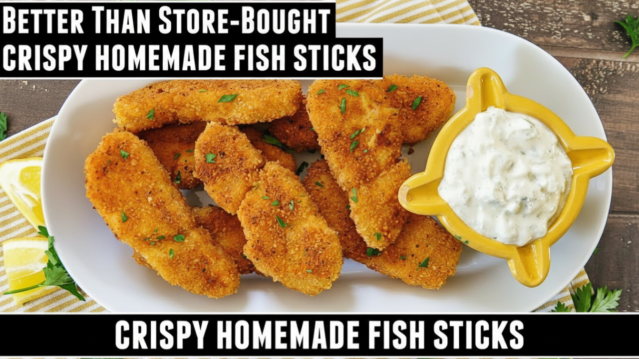 Better Than Store-Bought – Crispy Homemade Fish Sticks