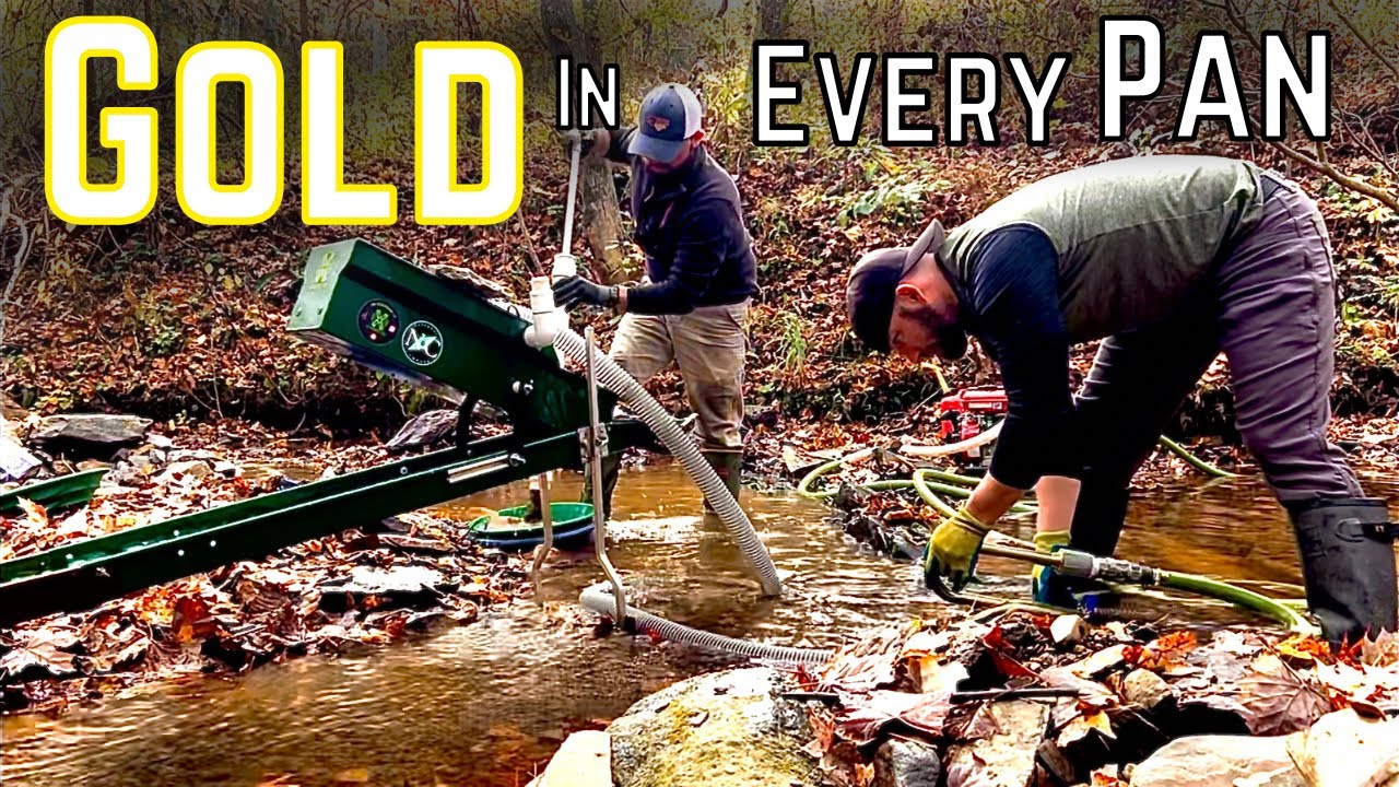 Epic Bedrock Gold Dredging in NC – Flakes and Nuggets in Every Pan!