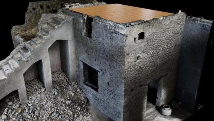 Pompei, scoperta una torre in una domus. Simbolo di potere della casa ...