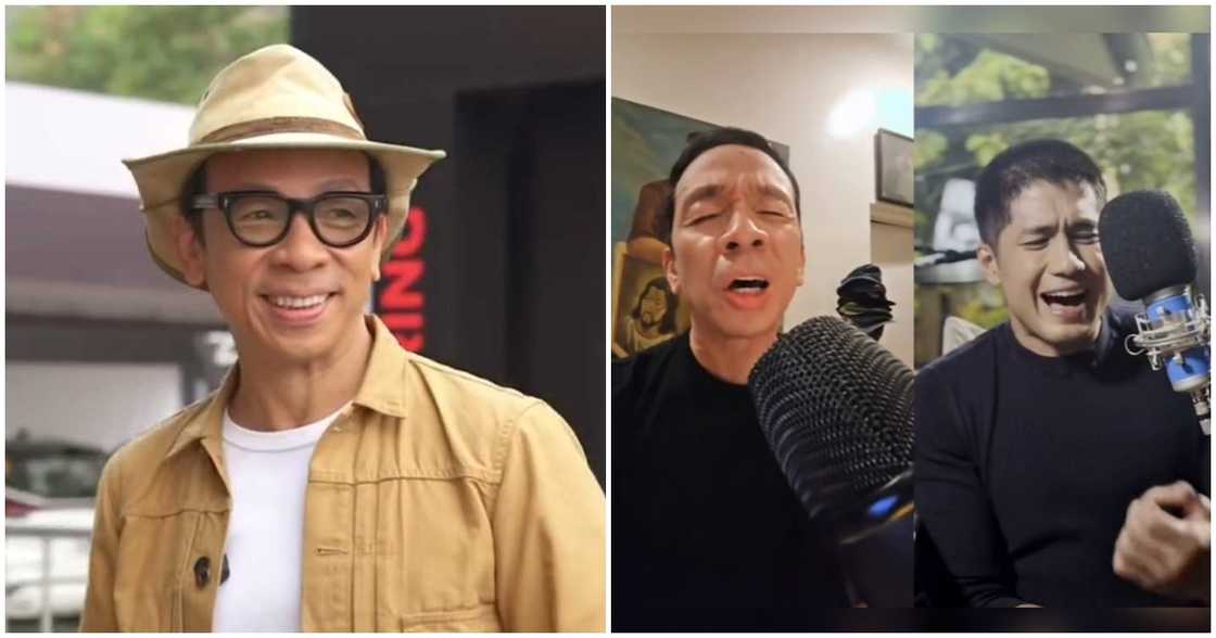 Kuya Kim posts edited 'duet' video alongside Aljur Abrenica's viral cover