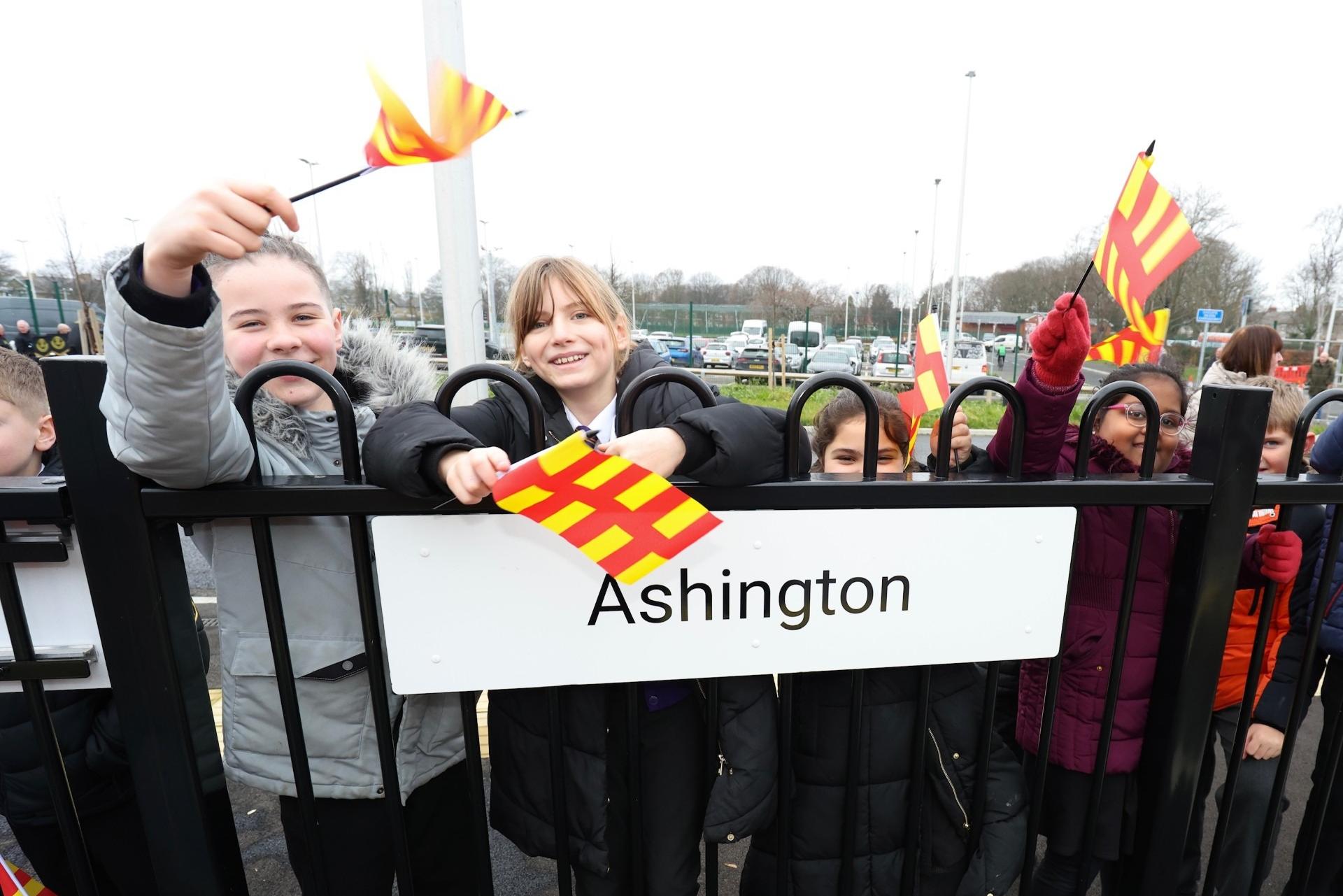 Rail Delivery Group World Cup victory for Ashington Railway Station