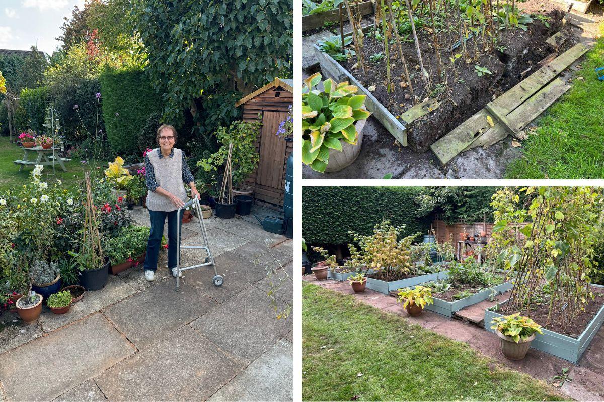 Caremark Warwick waved magic wand on local resident’s garden
