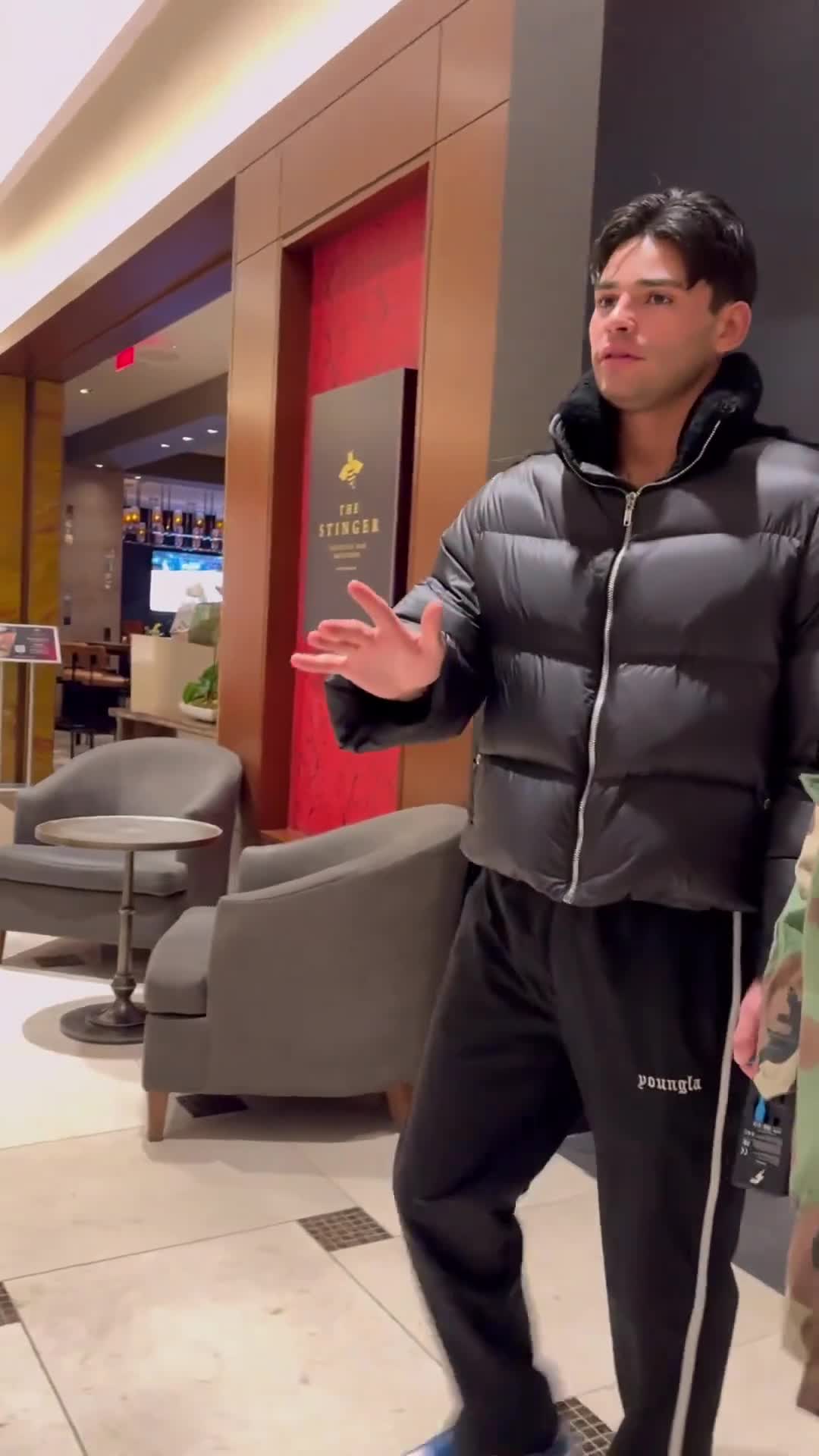 Ryan Garcia arrives to NYC for his press conference with Devin Haney