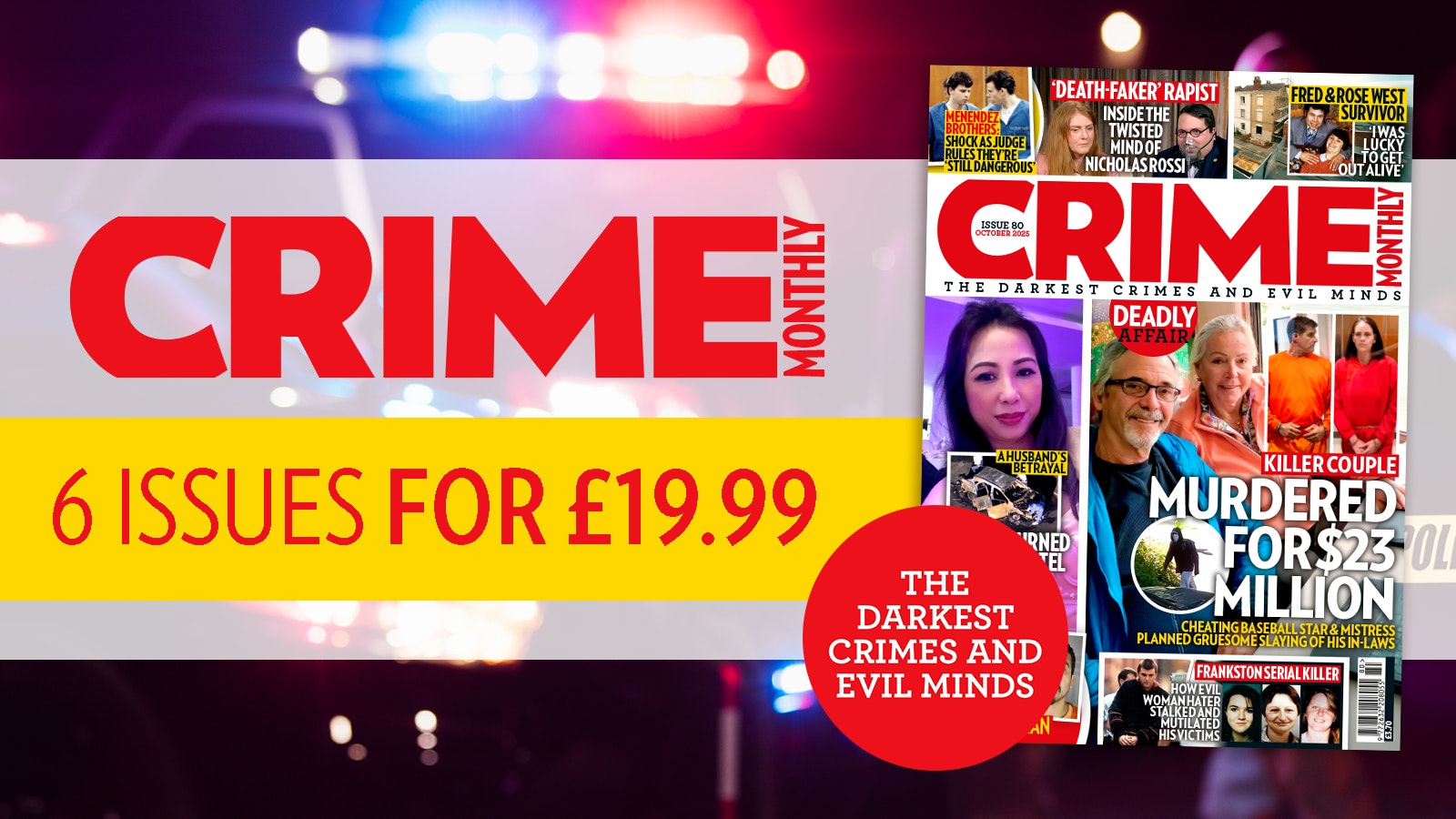 Crisp days, chilling nights: fall into the world of true crime