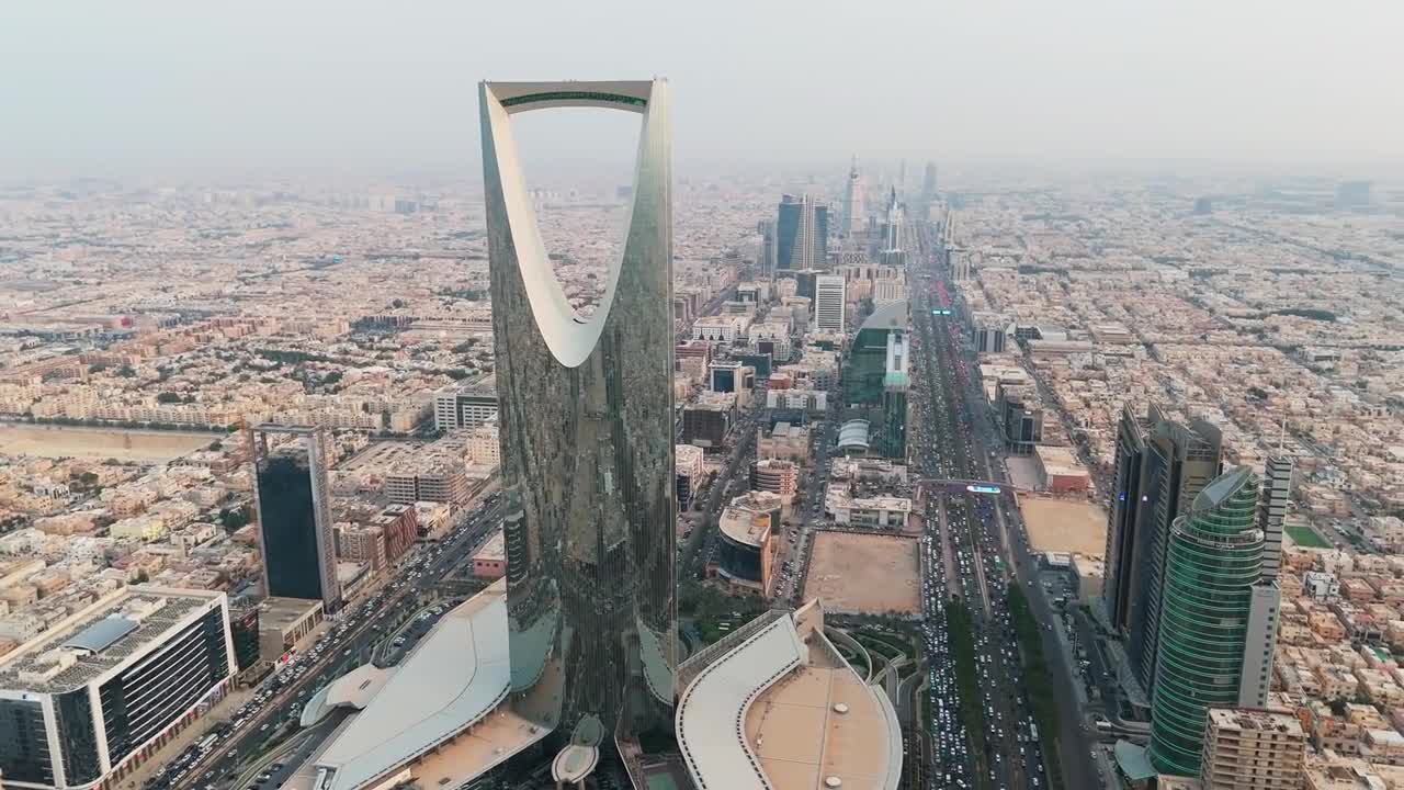 Drones Capture Riyadh's Architectural Beauty: Old Meets New