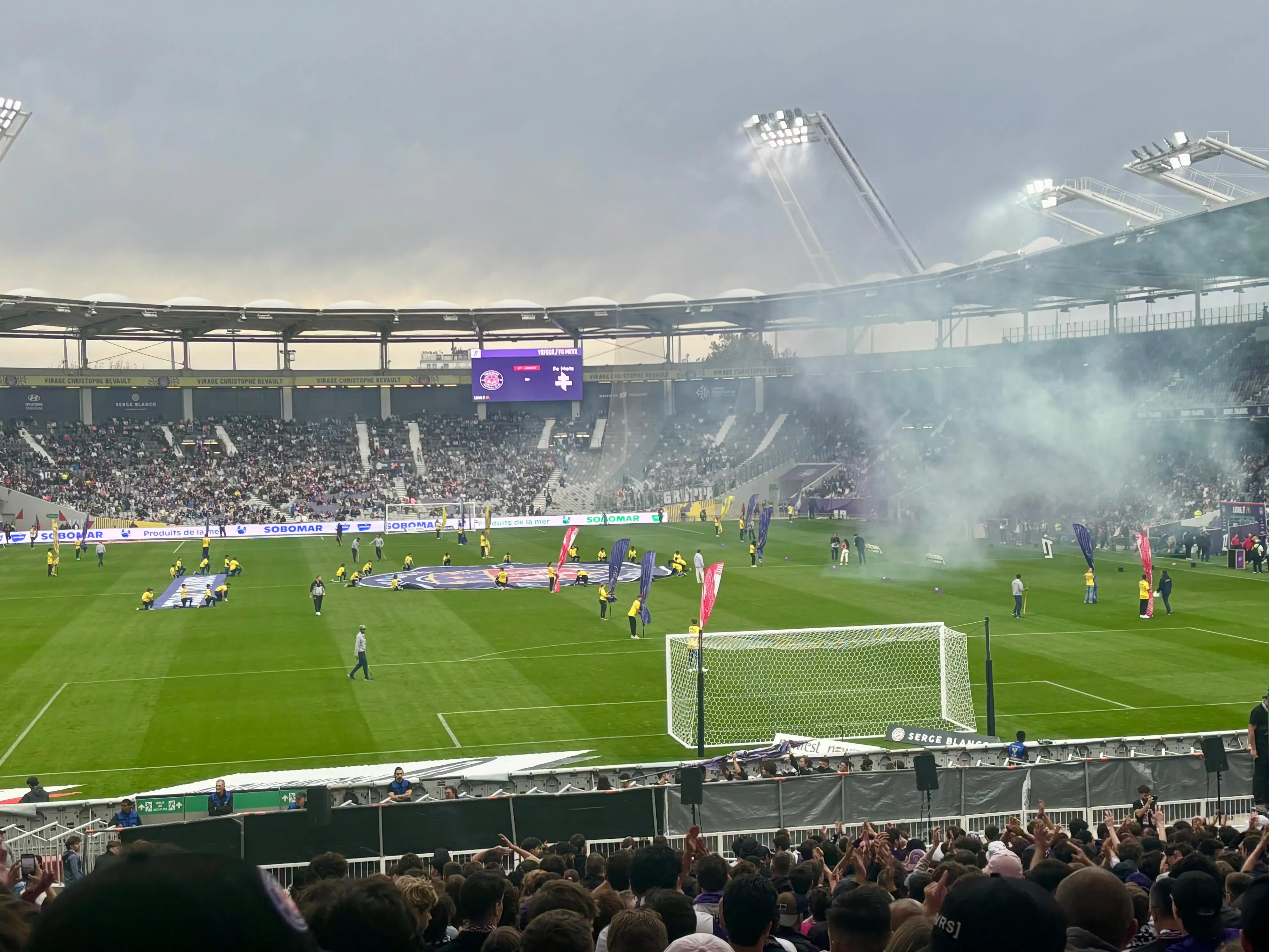 TFC - Stade Rennais : les deux virages seront complets