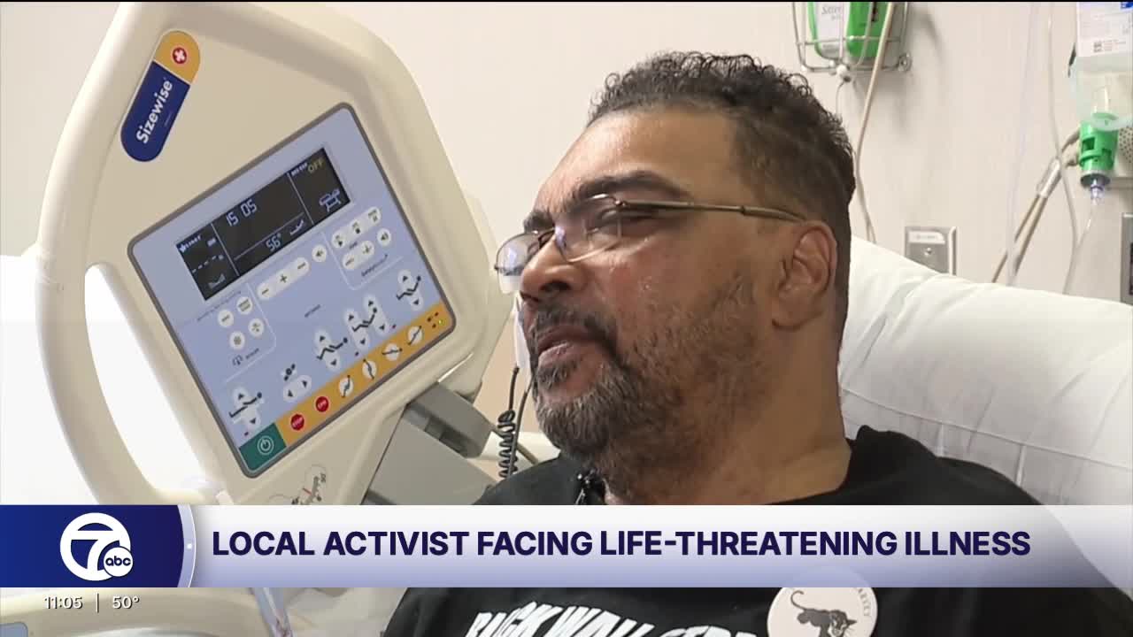 Detroit community rallies around Minister Malik Shabazz as he battles life-threatening infections