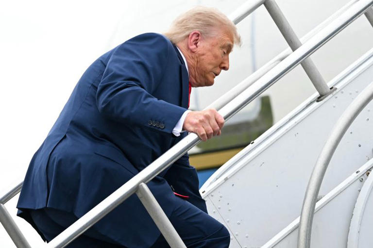 Trump reveals ‘non-slip’ White House renovation after admitting fear of ...