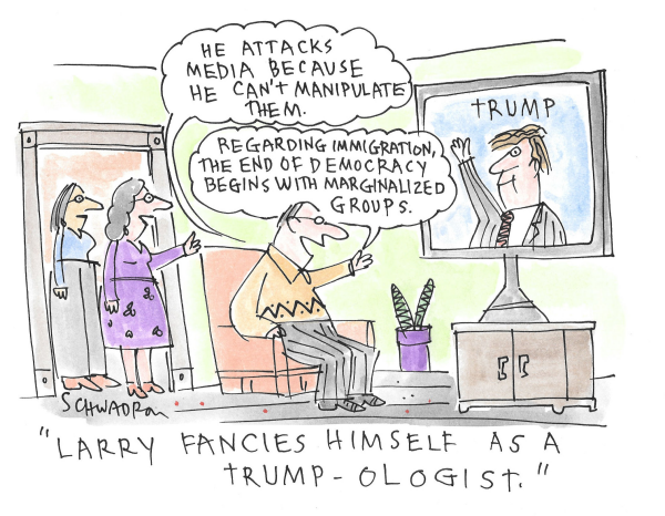 Political Cartoons From Harley Schwadron