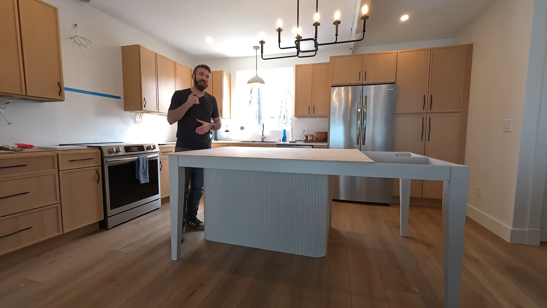 How we built a kitchen island that doubles as a table