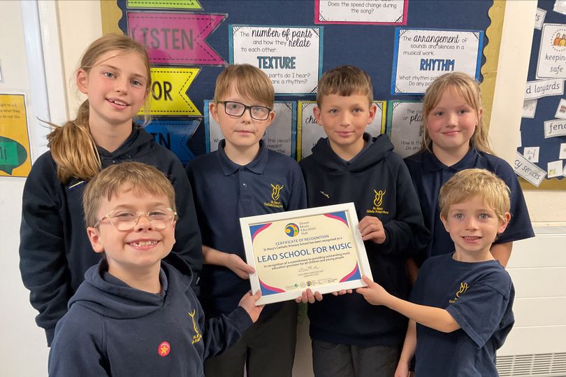 Devon school hits the high notes with national recognition for music