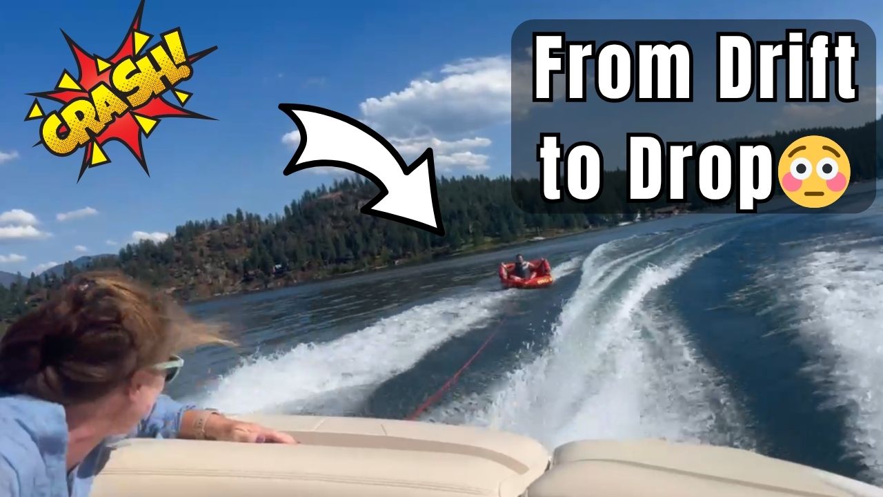 Gentleman tries tubing on Flathead lake and ends up flipping three times