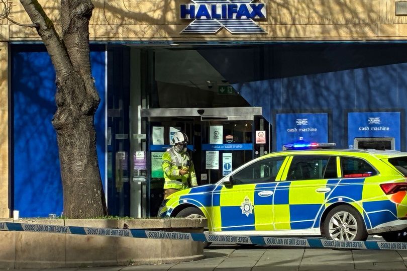 Halifax bank evacuated in major incident as police cordon off the streets