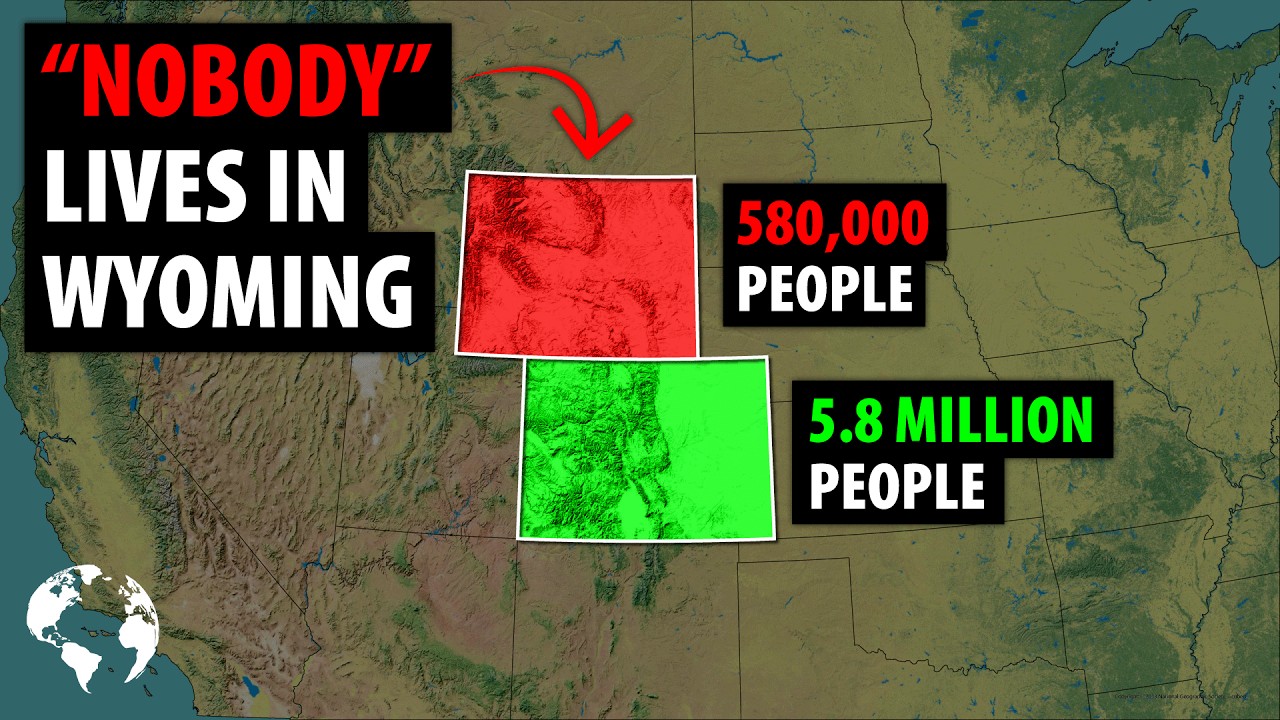 Why Wyoming feels 'empty' while Colorado bustles – geography ...