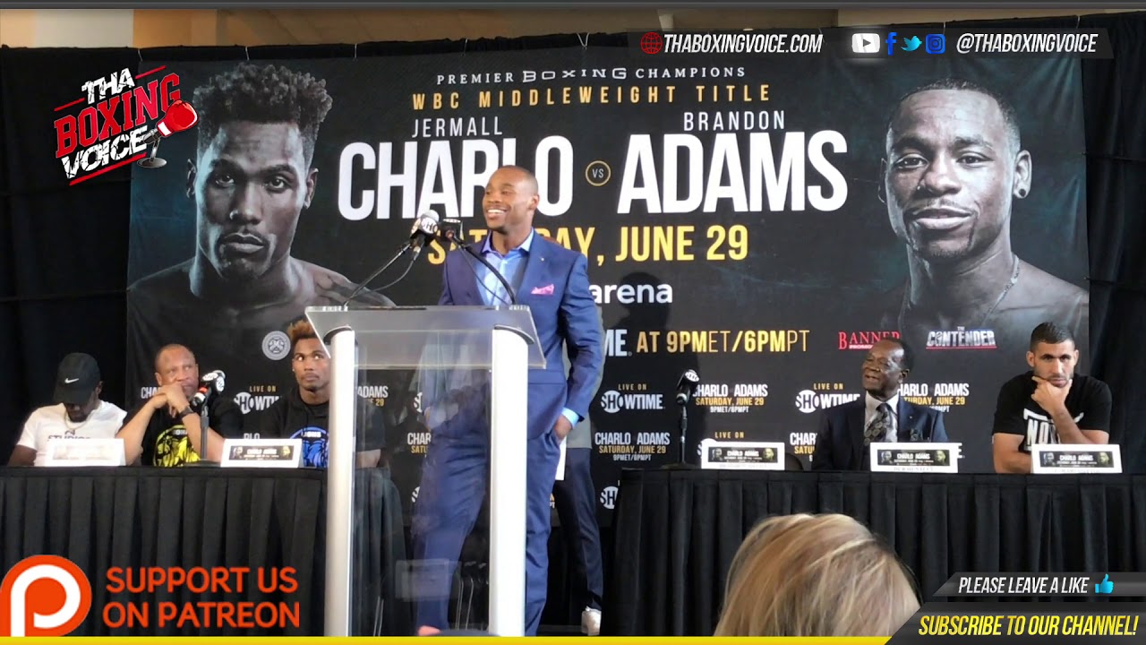 🔴Brandon Adams thankful for title opportunity, I couldn't do this without Charlo