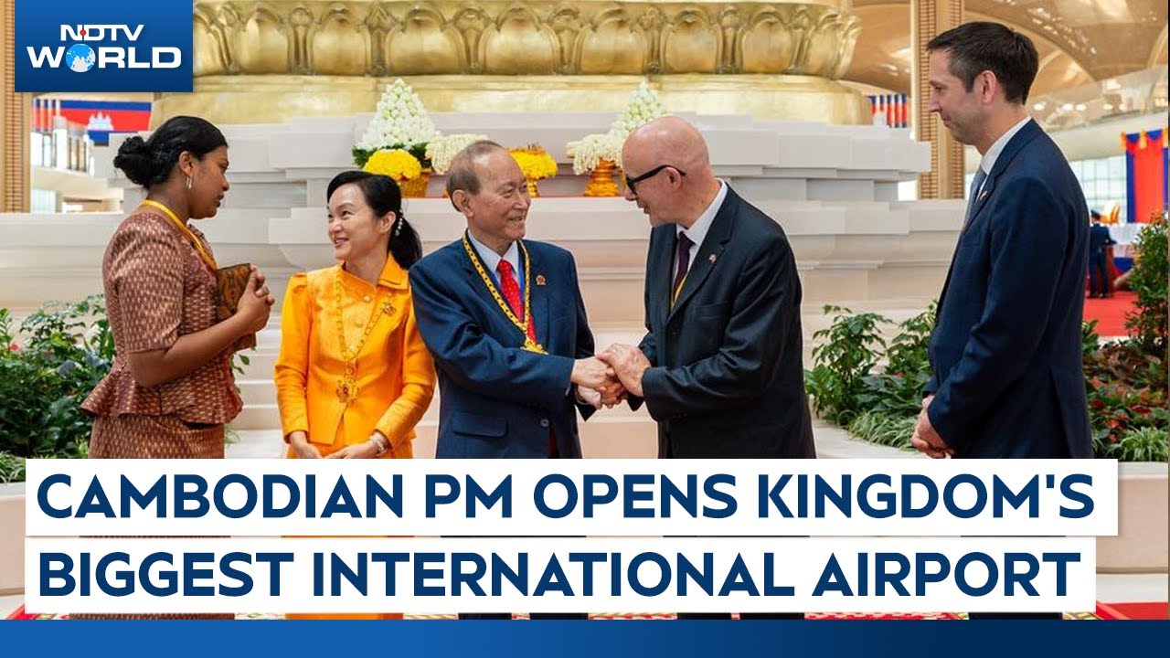 PM Manet Leads The Grand Opening Of Techo International Airport