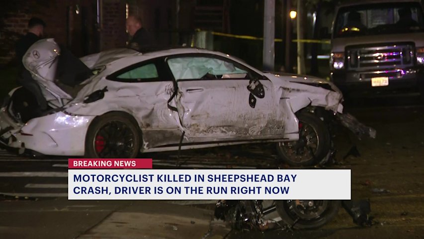 Motorcyclist killed, driver on the run after high-speed crash in ...