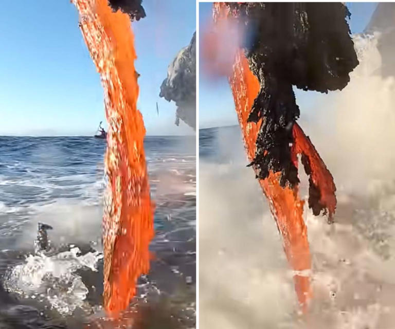 Incredible Footage Shows What Happens When Hot Lava Meets the Cool ...