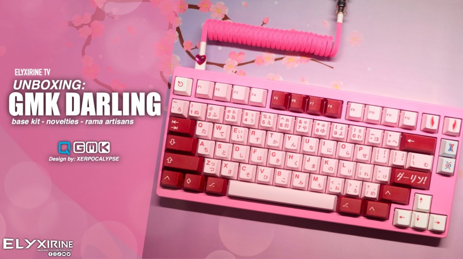 GMK Darling Base Kit Novelties RAMA X RAMA Helix
