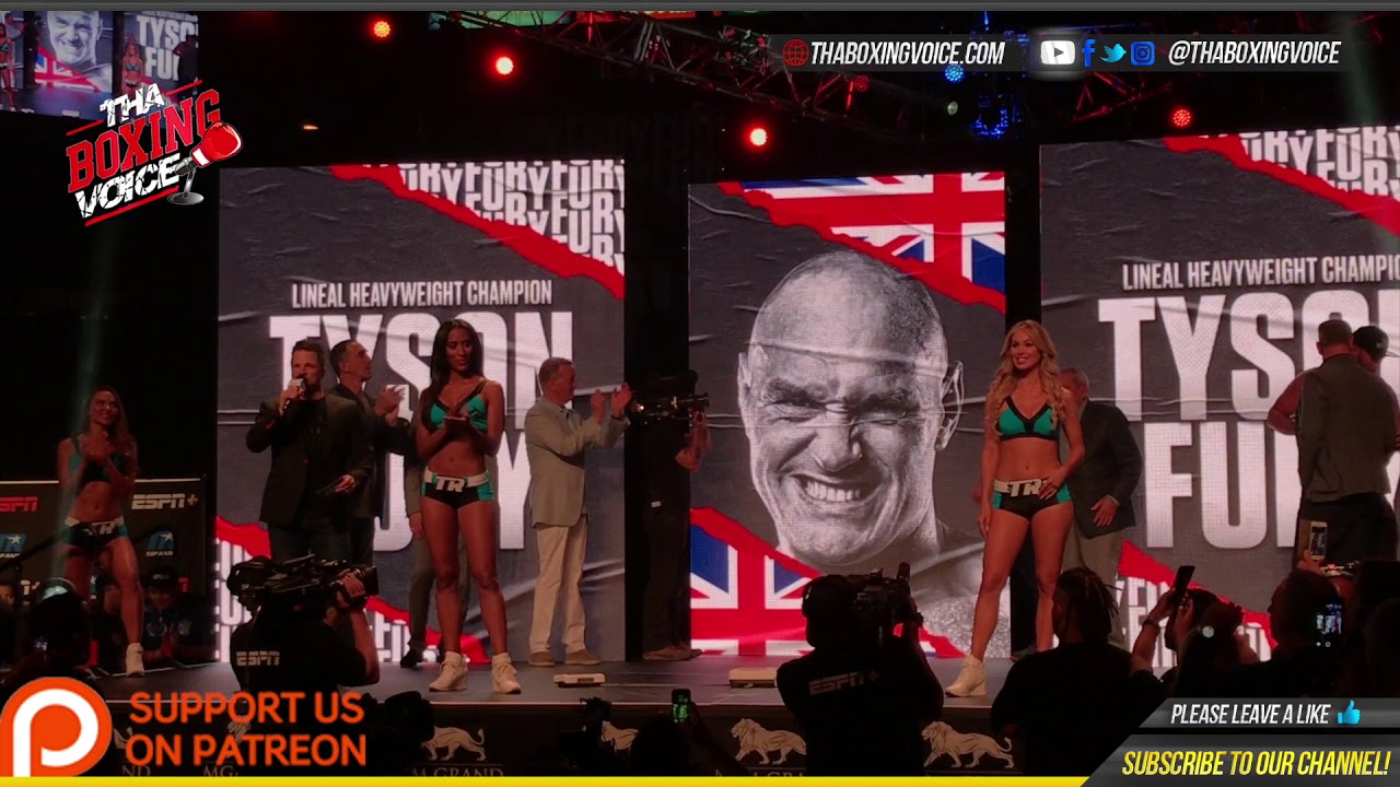 🔴Fury-Schwarz: Full weigh-in & face-off!