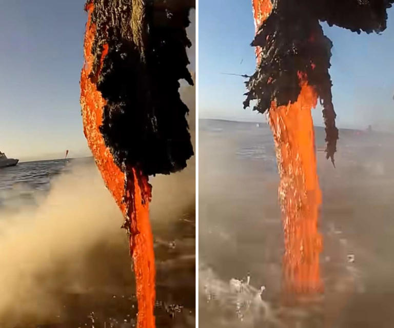 Incredible Footage Shows What Happens When Hot Lava Meets the Cool ...