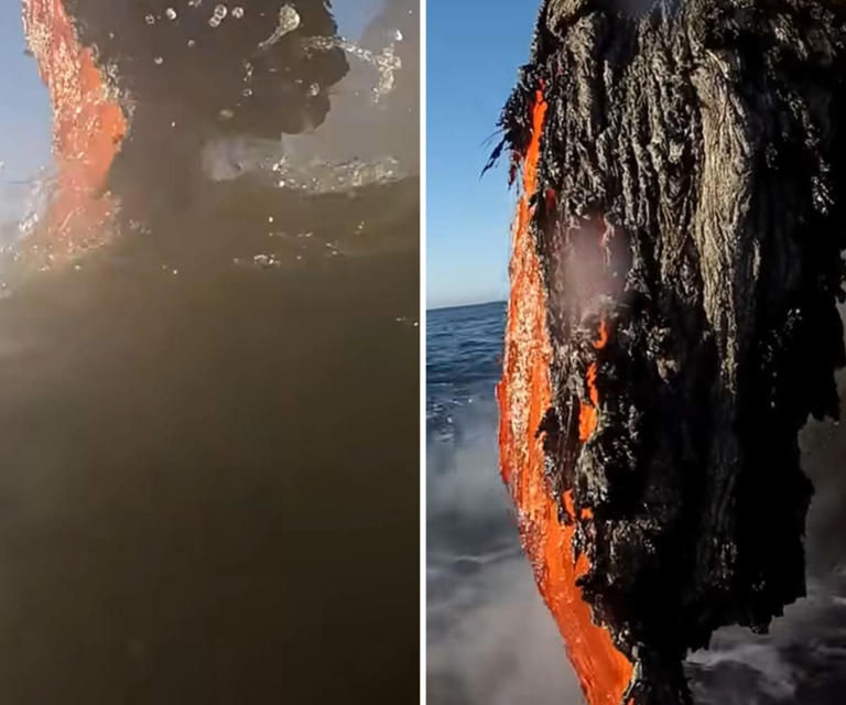 Incredible Footage Shows What Happens When Hot Lava Meets the Cool ...