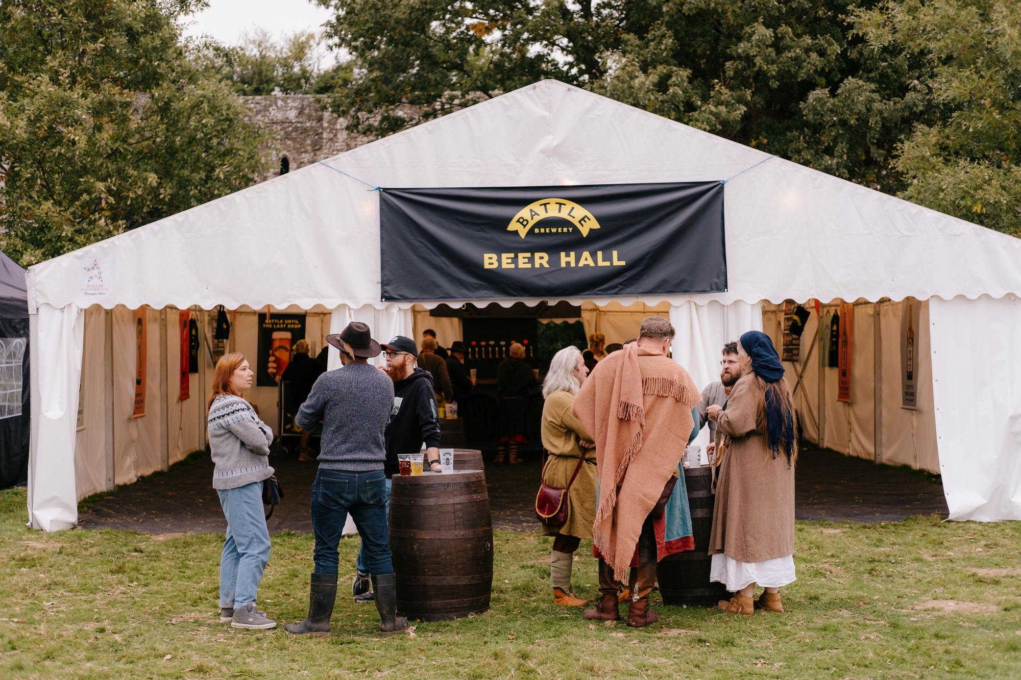 Battle Brewery toasts success at Battle of Hastings re-enactment