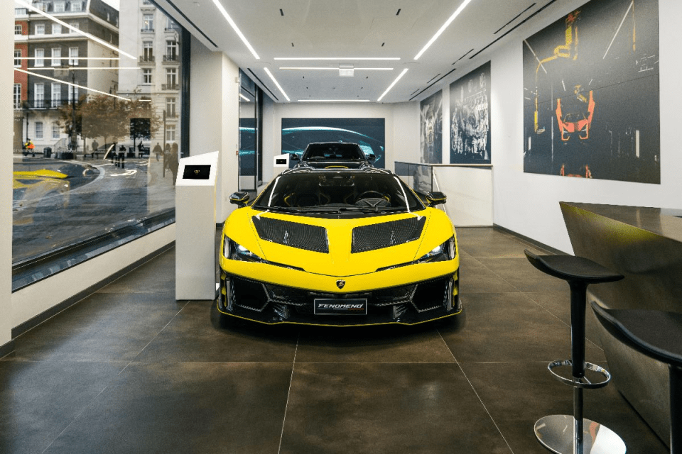 Lamborghini opens flagship UK showroom in the heart of Mayfair