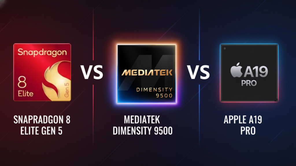 Snapdragon 8 Elite Gen 5 vs Dimensity 9500 vs Apple A19 Pro: Benchmarks ...