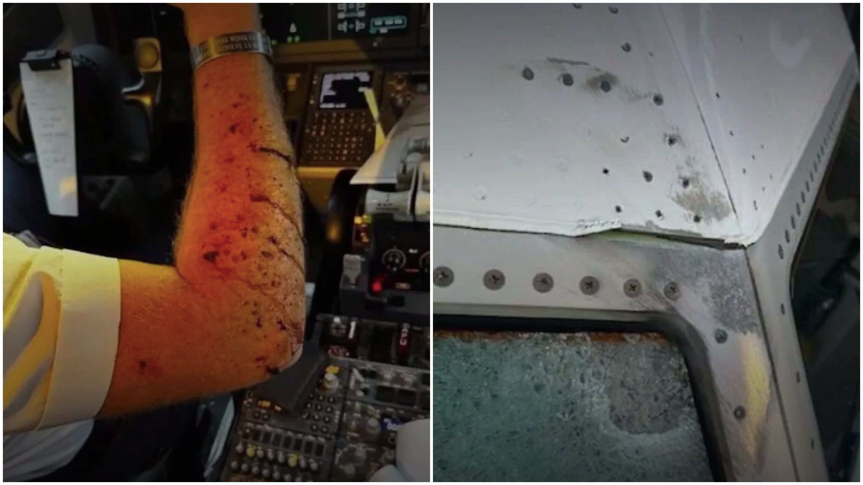 United Pilot Injured as Mystery Object Hits Windshield in Mid-Air Emergency