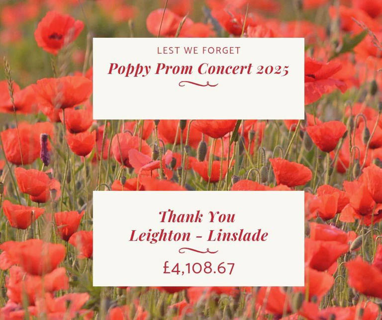 RBL Leighton Buzzard branch Poppy Prom Concert hits the high notes