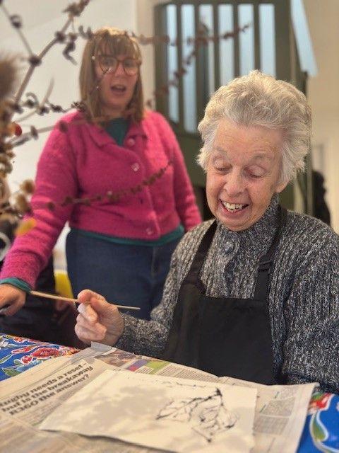 A bus trip, a local art studio and the residents of Westergate House ...