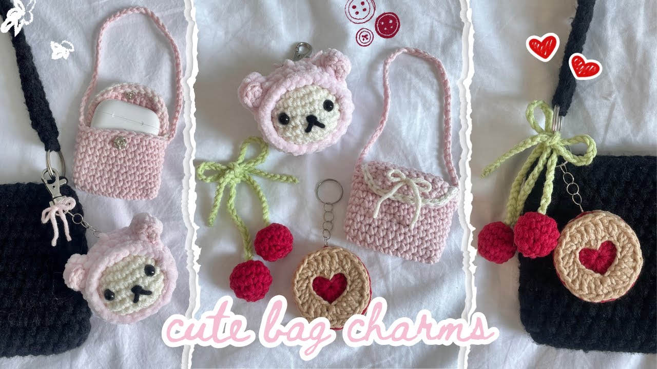 DIY Crochet Keychains & Bag Charms — Step-by-Step Tutorial