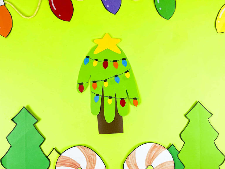 Easy Christmas Tree Handprint Craft for Toddlers (Guaranteed Giggles!)