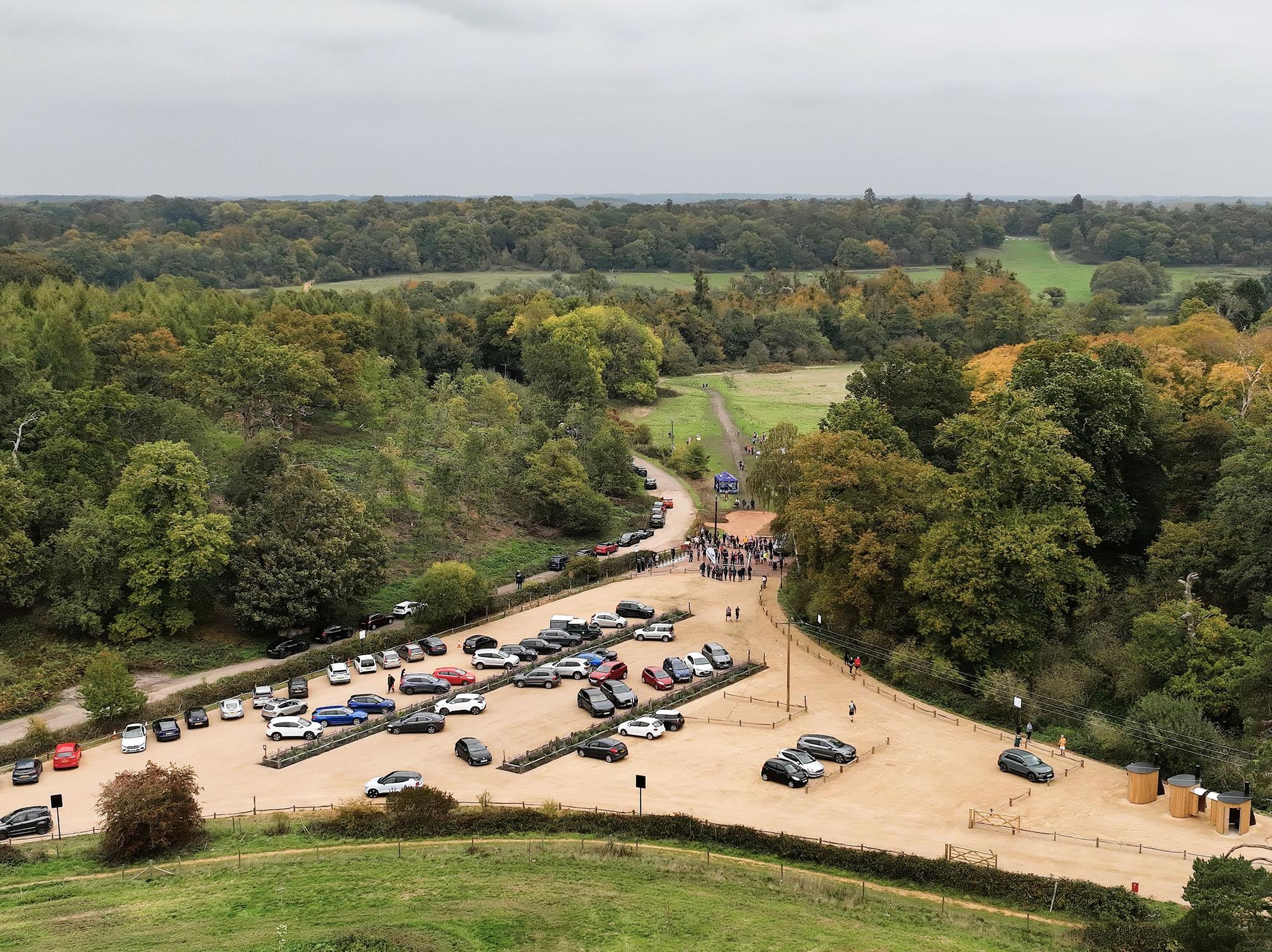 New visitor car park enhances sustainability at Panshanger Park