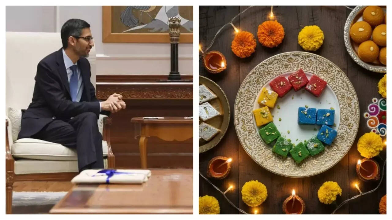 Google CEO Sundar Pichai shares Diwali wishes with photo of ‘Barfi ...