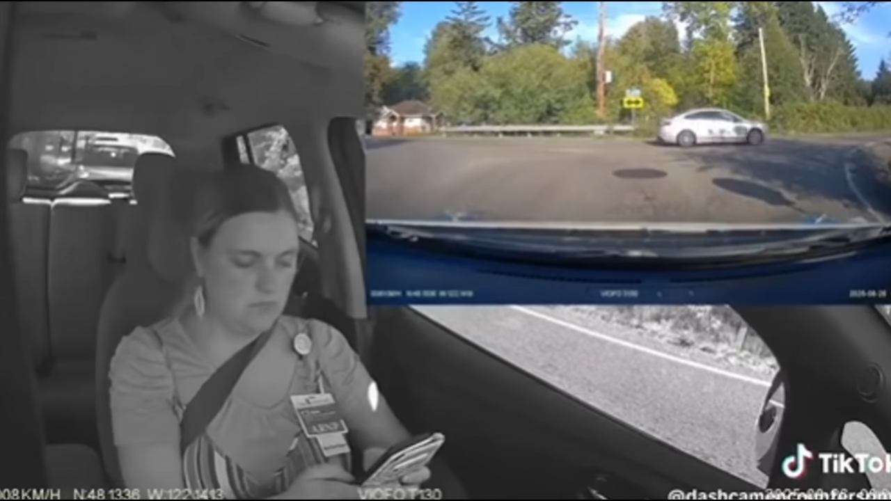 This woman’s addiction to her phone nearly cost lives