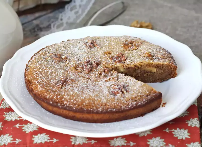Torta de nueces sin gluten con solo 4 ingredientes: el clásico más ...