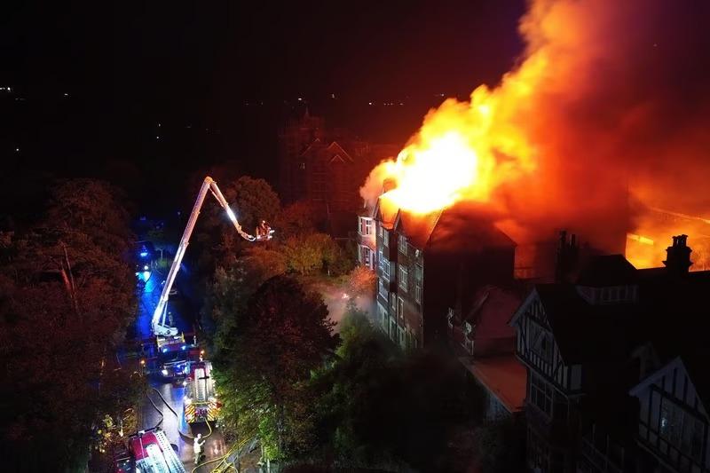 Eastbourne: Moira House School fire believed to be arson