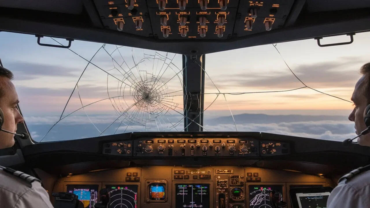 Windshield Cracks, Pilot Hurt: Scary Mid-Flight Incident on United ...