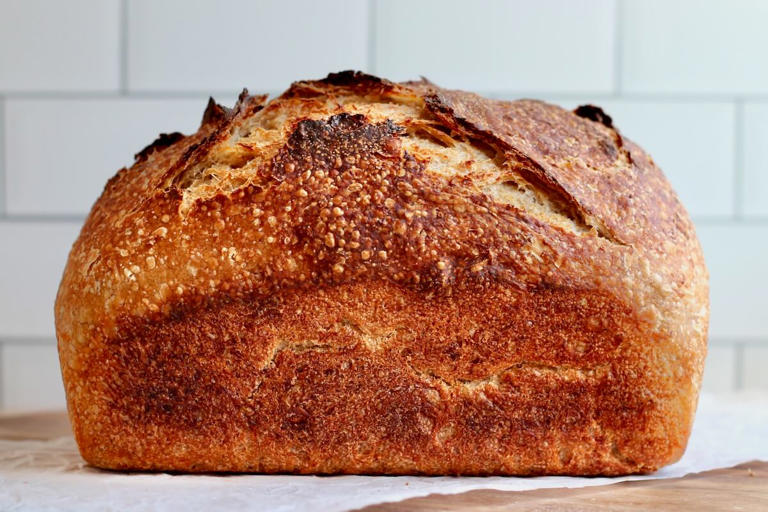 Sourdough oatmeal bread