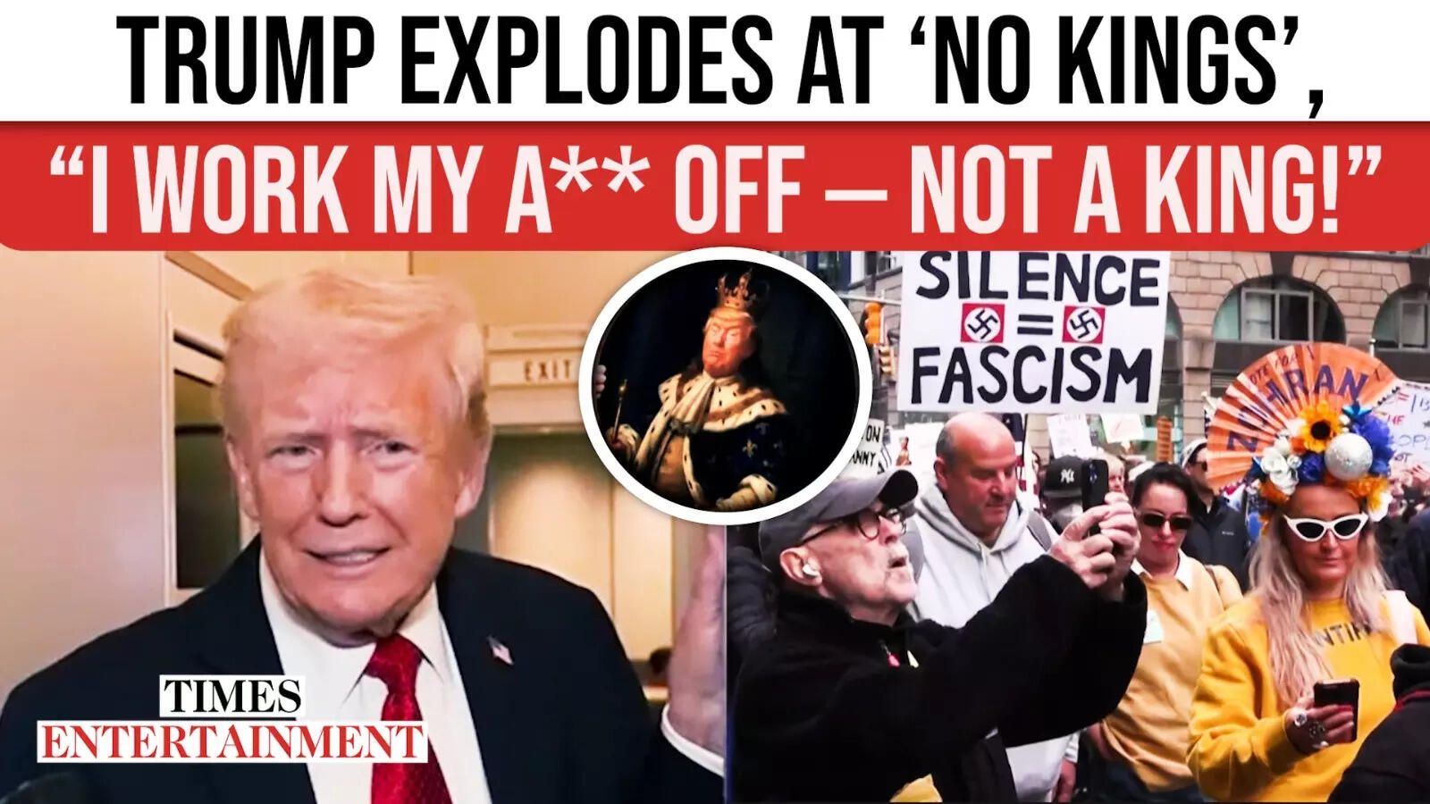 Trump Blasts “No Kings” Protests as a Joke: Denies Acting Like a ...