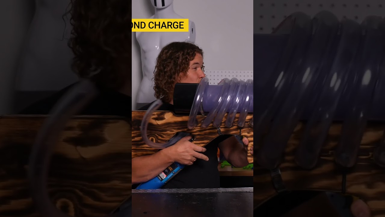 Large homemade plasma popper experiment that does not go as planned