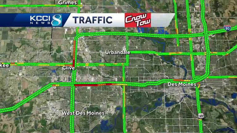 Central Iowa Traffic: Fatal crash and fire on US 65