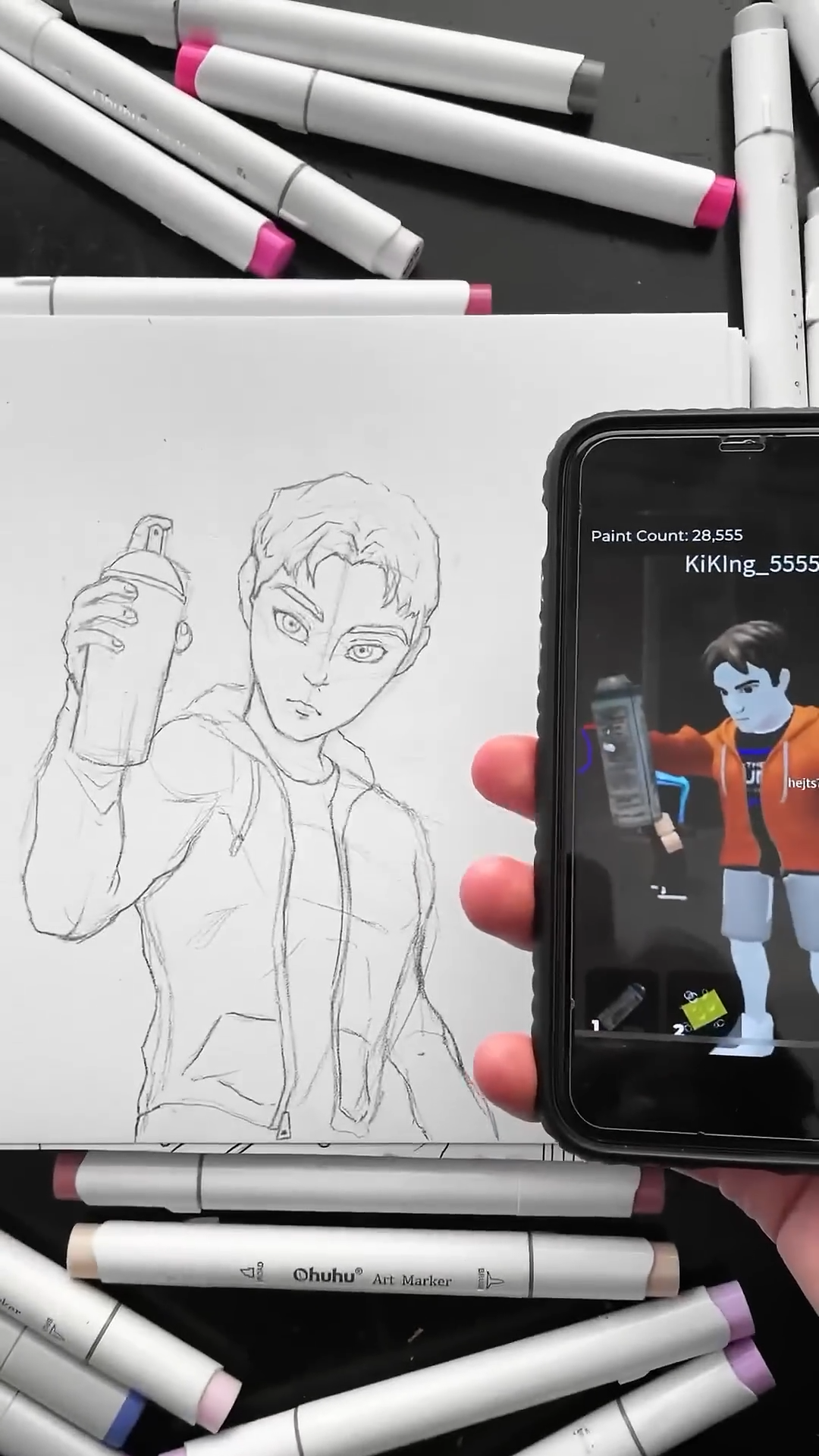 Turning Roblox Avatars into Drawing Concepts